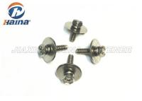 China SUS304 SUS316 Hex Head Combination Machine Screws With Big Flat Washer for sale