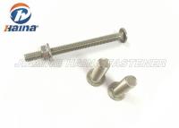China DIN608 A270 / 304 Stainaless Steel Flat Head Carriage Bolt with square neck for sale