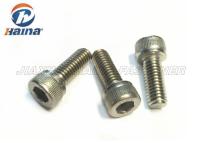 China A2-70 Stainless Steel DIN 912 Silver Color Machine Screws With Socket Cap Head for sale