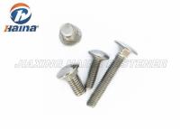 China SS304 M8 Full Thread Square Neck Bolts 50mm Length carriage bolts for sale