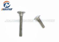 China SS304 M8 Full Thread Square Neck Bolts 50mm Length carriage bolts for sale