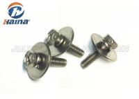 China Metric Thread A2 A4 Stainless Steel Sems Screws Hex Head cross slotted Screws for sale