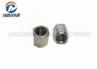 China Stainless Steel 316 Plain Color M5 - M10 Hex head Long Nuts for Agricultural Electronics for sale