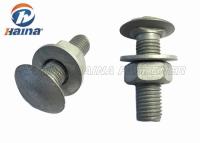 China Round Head Custom Fasteners High Speed Highway Guardrail Bolts 20mm - 100mm for sale