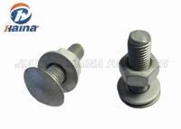 China Round Head Custom Fasteners High Speed Highway Guardrail Bolts 20mm - 100mm for sale