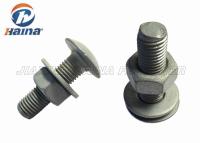 China Round Head Custom Fasteners High Speed Highway Guardrail Bolts 20mm - 100mm for sale