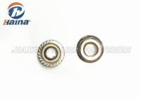 China Plain Color Stainless Steel 316 304 M10 flange nut For Constructing for sale