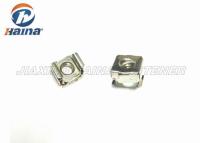 China Stainless Steel 304  Plain Color M6 Rack Mounting Cage Nuts for Server Rack Cabinet for sale