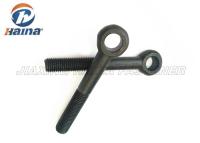China Black Eye Bolts Custom Fasteners Full Thread Carbon Steel For Shipbuilding / Mining for sale