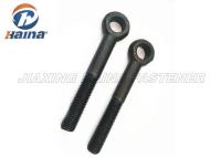 China Black Eye Bolts Custom Fasteners Full Thread Carbon Steel For Shipbuilding / Mining for sale