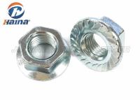 China Zinc Plated / Black Hex Head Nuts M16 Carbon Steel Grade 8.8  For Pipeline Connection for sale