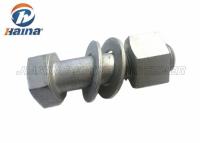 China Heavy Hex Structural Bolts ASTM A490 / A490M , Black  Metric Hex Bolts M24 X 100 for sale