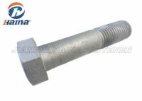 China Heavy Hex Structural Bolts ASTM A490 / A490M , Black  Metric Hex Bolts M24 X 100 for sale
