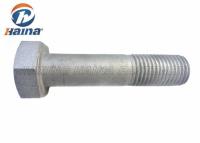 China Heavy Hex Structural Bolts ASTM A490 / A490M , Black  Metric Hex Bolts M24 X 100 for sale