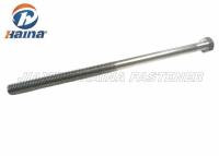 China SS304 SS316 ASTM F593E Long full thread Structural steel hex Bolt for sale