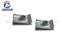 China Galvanized U Clip Haina Fastener Spring Steel Black Oxide M6 * 22 * 28 For Iron Board Fixed for sale