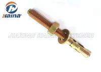 China Round Head Dia M6 - M20 Standard Carbon Steel Wedge Anchor Bolts for sale