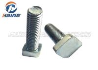 China Metric T Bolts Custom Fasteners White Blue Color Cold Heading For Structural Steel for sale