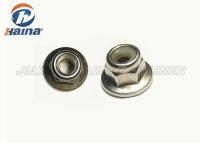 China Stainless Steel A4 - 70 Plain Color Metric Thead Hex Flange Nylock Nuts for sale