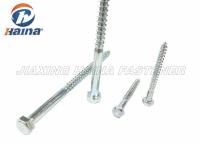 China DIN 571 Hex Head Wood Screws Zinc Plated Sheet Metal Self Tapping Screw for sale