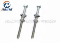 China Stainless Steel 304 316 M20 X 90mm Hex Head Bolts and Nuts with washers for sale