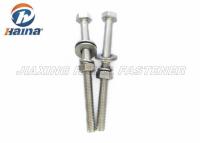 China Stainless Steel 304 316 M20 X 90mm Hex Head Bolts and Nuts with washers for sale