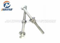 China Stainless Steel 304 316 M20 X 90mm Hex Head Bolts and Nuts with washers for sale