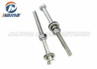 China High Strength Stainless Steel 316 hex half thread Bolts and nuts with washers for sale