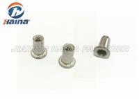 China Aluminum Round Body  M4 M6 M8 Flat Head  Blind Rivets Nuts Without Knurled for sale