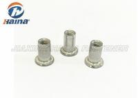 China Aluminum Round Body  M4 M6 M8 Flat Head  Blind Rivets Nuts Without Knurled for sale