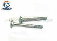 China DIN603 Blue-White Zinc Plated Mushroom Head Square Neck Carriage Bolt for sale
