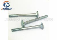 China DIN603 Blue-White Zinc Plated Mushroom Head Square Neck Carriage Bolt for sale