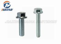 China M3 - M80 DIN 6921 Grade 4.8 Full Thread Hex Flange Bolts For Machinery for sale