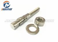 China Bright Plate Expansion Anchor Bolt With Nut / Washer for sale
