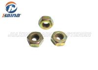 China Customized Carbon Steel Nuts Hexagonal Head With Yellow Zinc Finish DIN 934 for sale