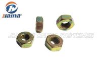 China Customized Carbon Steel Nuts Hexagonal Head With Yellow Zinc Finish DIN 934 for sale