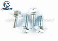 China Left Thread UNC Hex Flange Head Bolts Without Serrated 10.9 Grade DIN 6921 for sale