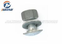 China Oval Shoulder Hex Head Bolts Galvanized Steel M18 Guardrail Bolts With Nut for sale