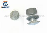 China Oval Shoulder Hex Head Bolts Galvanized Steel M18 Guardrail Bolts With Nut for sale