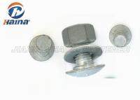 China Oval Shoulder Hex Head Bolts Galvanized Steel M18 Guardrail Bolts With Nut for sale