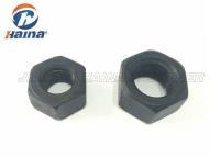 China Black Surface Hex Head Nuts Alloy Steel Grade 2H For Large Heavy Engineering for sale