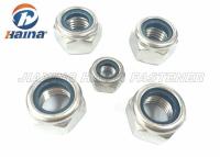 China Nylon Lock Hex Head Nuts Stainless Steel Corrosion Resistance For Industrial Fields for sale
