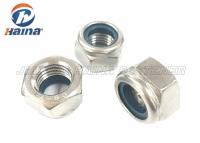 China Nylon Lock Hex Head Nuts Stainless Steel Corrosion Resistance For Industrial Fields for sale