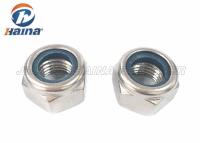 China Nylon Lock Hex Head Nuts Stainless Steel Corrosion Resistance For Industrial Fields for sale