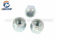 China Stainless Steel Hex Head Nuts With Nylon Insert Lock Electroplating ASME B18.16.6 for sale