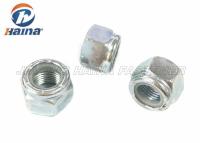 China Stainless Steel Hex Head Nuts With Nylon Insert Lock Electroplating ASME B18.16.6 for sale