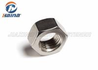 China Stainless Steel 316  DIN 934 ANSI Finished Hex Head Nuts For Fastening for sale