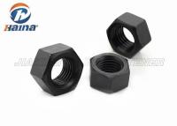 China Carbon Steel 8.8 Grade M8 M10 M12 M16 Diameter Black ASTM A563 Hex Head Nuts for sale