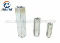 China Mild Steel Hex Head Nuts Long Hexagon Coupling Nuts M6 - M36 For Building for sale