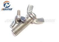 China A4 80 Stainless Steel M8 M10 M12 Metric System Fine Thread Pitch Wing Bolt for sale